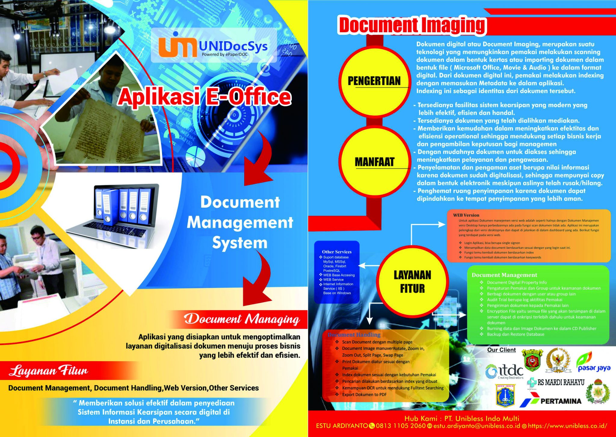 Jasa Digitalisasi Arsip Perkantoran – PT. UNIBLESS INDO MULTI